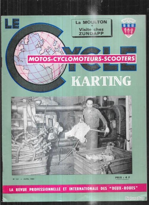 Le cycle karting 101 motos-cyclomoteurs-scooters avril 1969 - Revues ...