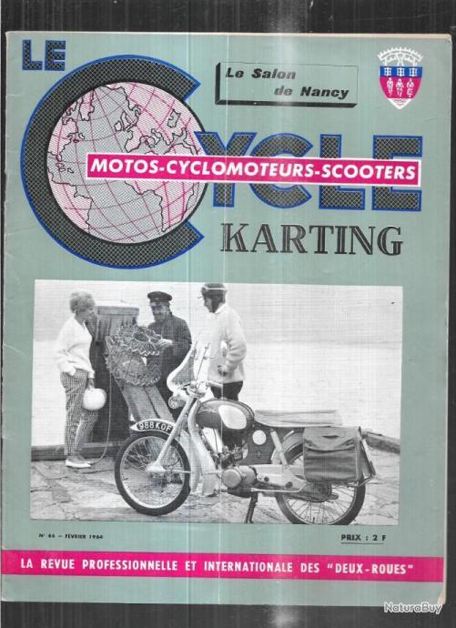 Le cycle karting 44 motos-cyclomoteurs-scooters février 1964 - Revues ...
