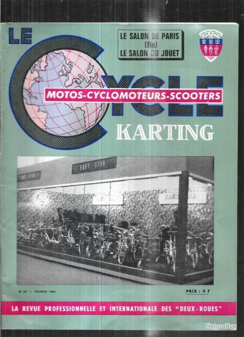 Le cycle karting 99 motos-cyclomoteurs-scooters février 1969 - Revues ...