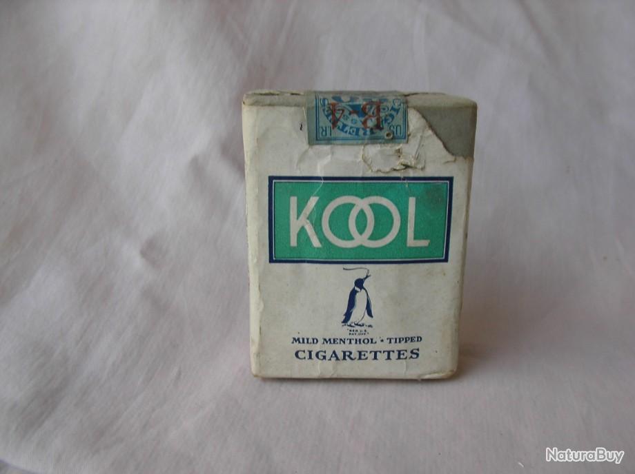 WW2 US PAQUET DE CIGARETTE AMÉRICAIN NON OUVERT " KOOL MENTHOL " AVEC ...