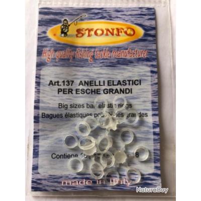 18 bagues à pellets ou à esches. Taille 1. stonfo art 137 pour Pellet 10 à 18 mm . peche carpe ...