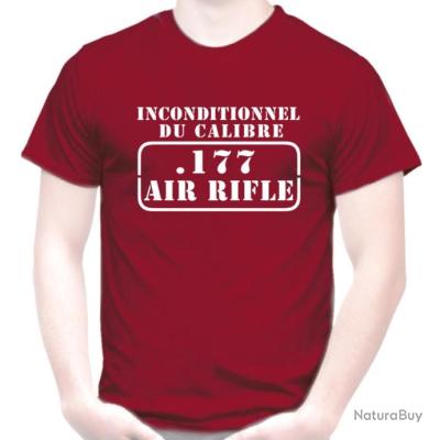 T-SHIRT INCONDITIONNEL DU CALIBRE .177 AIR RIFLE carabine air comprimé ...
