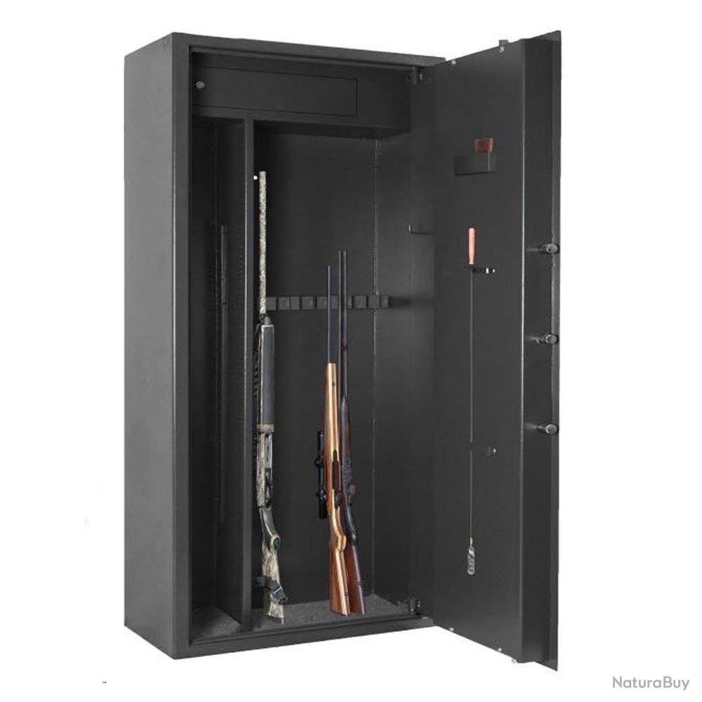 Armoire forte Elite Gaper 16 armes + étagères modulables - Coffres ...