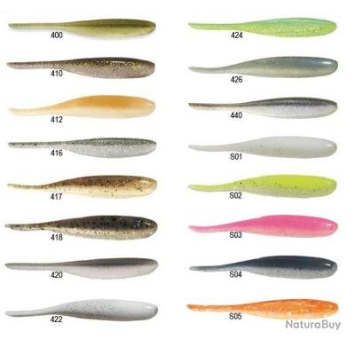 SHAD IMPACT 3" 7.6CM PAR 10 S21 - White Ayu - Leurres souples ...