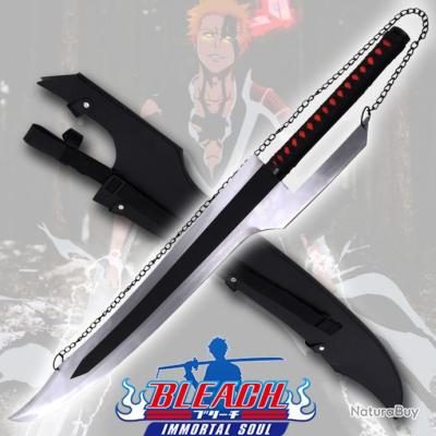 Katana en Métal BLEACH Ichigo Kurosaki Zanpakuto Zangetsu Evolution V4 - Katanas (10803457)