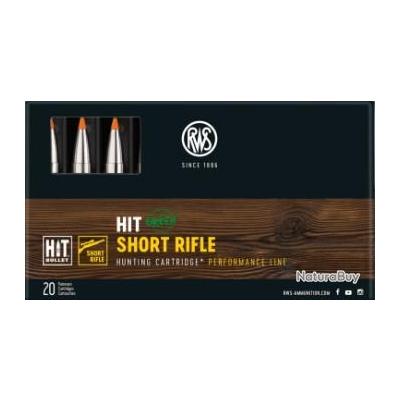 Munitions RWS cal.308win hit short rifle 150gr 9.7g par 20 - Balles ...