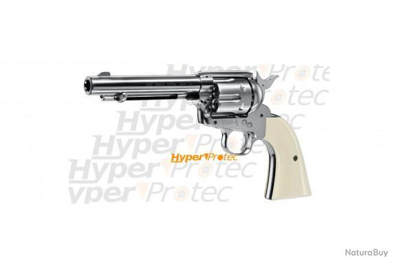 Revolver billes acier Colt Single Action Army 45 Nickel metal ...