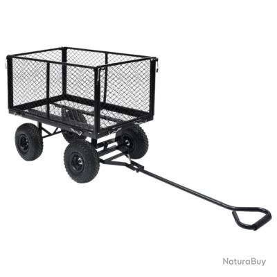 Chariot à main de jardin Noir 350 kg - Autres outils à main (10844411)