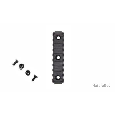 Rail picatinny additionnel fixation KeyMod noir 9 slots - PTS - Embases ...