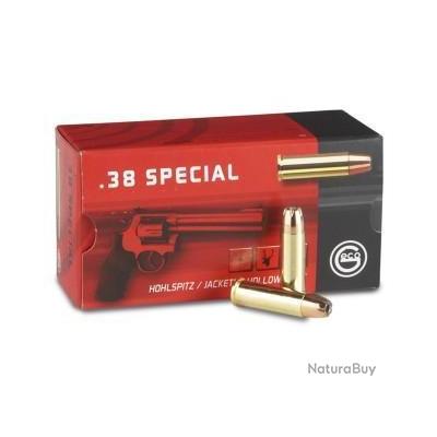 Munitions GECO .38 SPECIAL Full Metal Jacket Flat Nose 10.2g 158gr par 50 - Munitions de ...