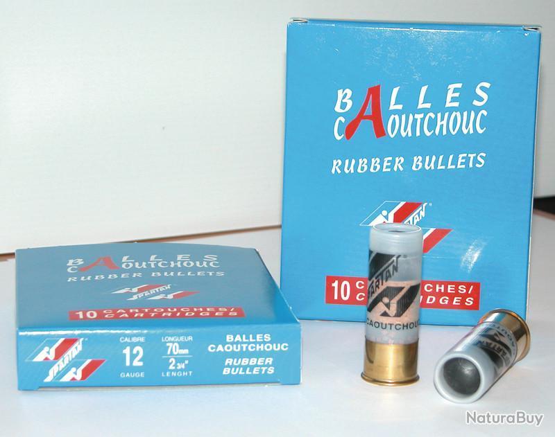 Boite de 10 Cartouches Caoutchouc Nobel Sport Cal.12/70 - 80 Joules - Destock'Defense ...