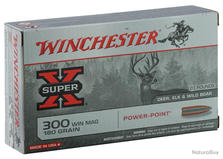 Munitions Winchester cal.300 Win Mag grande chasse - Balles Calibre 300 ...