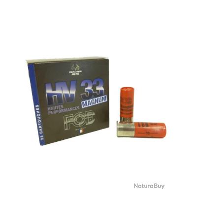 Cartouches billes acier FOB HV 33 Magnum HP 12 76 - Cartouches acier et ...