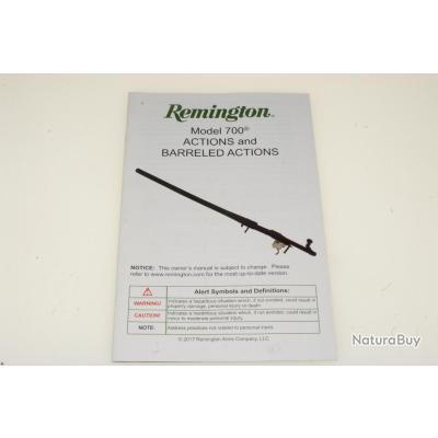REMINGTON 700 ACTIONS AND barreled actions: manuel - Catalogues (10952325)