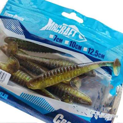 Leurre Souple Mr Craft Crazy Shad 10cm Brown Gold - Par 7 - Leurres ...