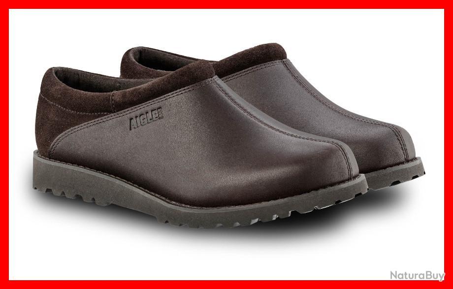 SABOT AIGLE BASILO HAUT DARK BROWN HOMME P.45 - Sabots (11027135)