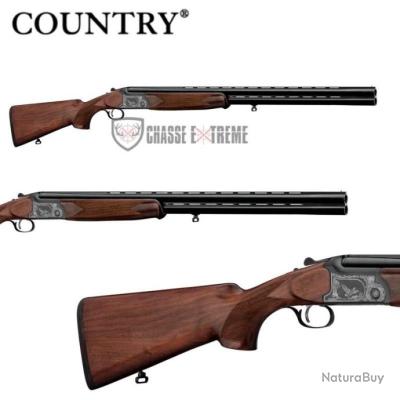 Fusil COUNTRY Bois Poncé Huilé 76cm Cal 12/76 - Fusils Superposés ...