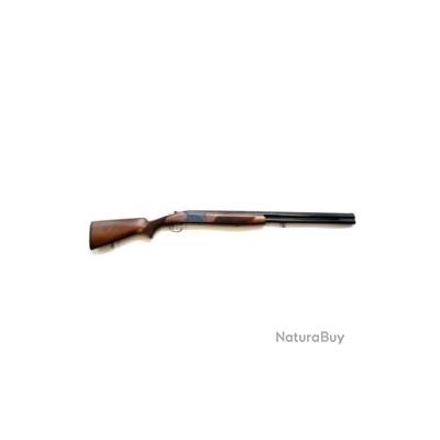 FUSIL SUPERPOSE HUGLU HAWK CAL.12/76 BASCULE NOIRE ACIER CANON 71CM ...