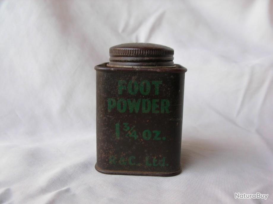 WW2 ANGLETERRE BOÏTE DE " FOOT POWDER / SOINS DES PIEDS " MILITAIRE ...