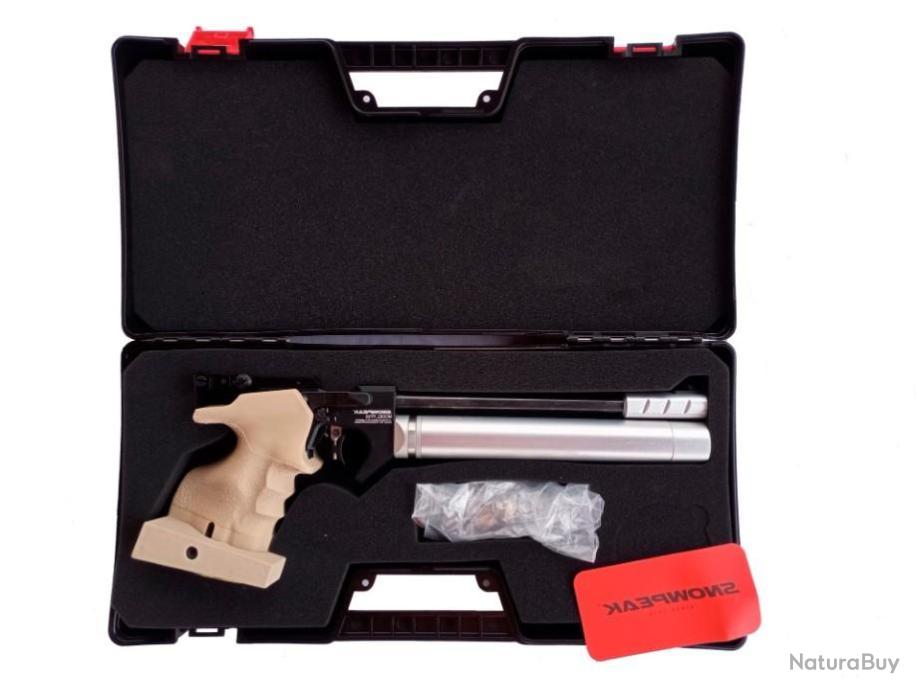 PISTOLET DE TIR OLYMPIQUE PCP ARCEA-SNOWPEAK PP20 4,5 mm 7,5 Joul. CAMEL-ALUM ( Droitier ...