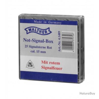 Fusées de signalisation/détresse - SOS Walther Not Signal Box cal.15mm ...