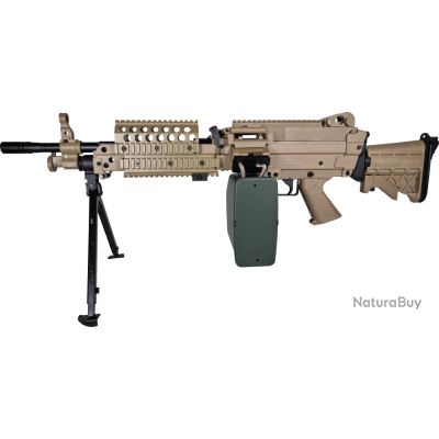 FN Herstal M249 MK46 Mod 0 AEG - Version ABS / Dark Earth - Cybergun/A ...