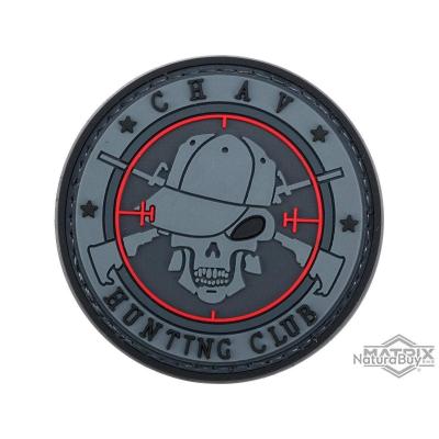 Patch PVC rond "Chav Hunting Club" - Matrix - Ecussons - Patch Airsoft (11090785)