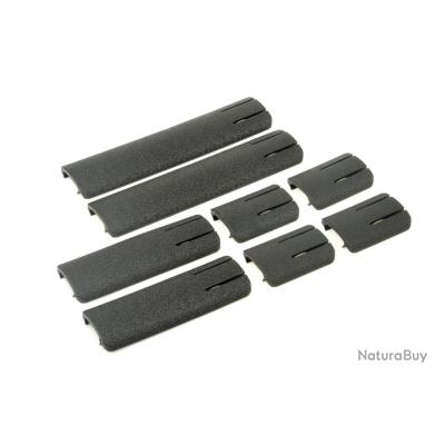 Set de caches-rail type SCAR - Polymère / Noir - Element - Couvre-rails ...