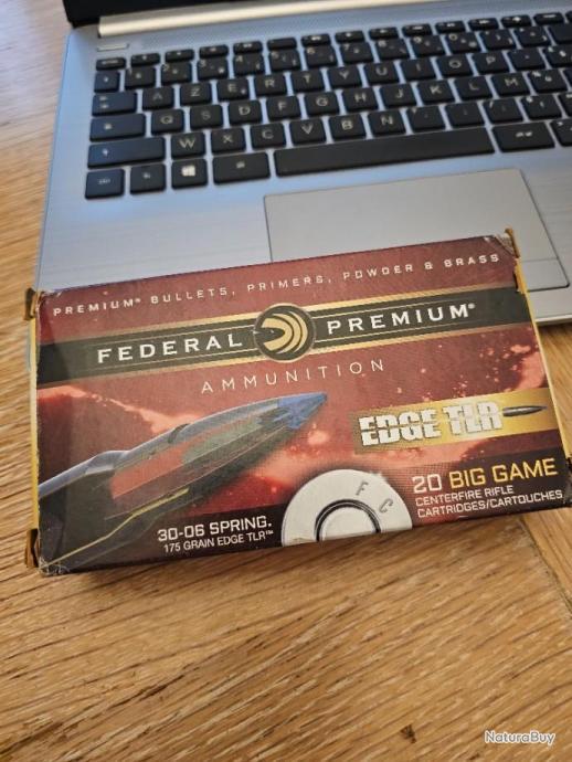 BALLES FEDERAL EDGE TLR 30.06Tir tres longues distances - Balles ...