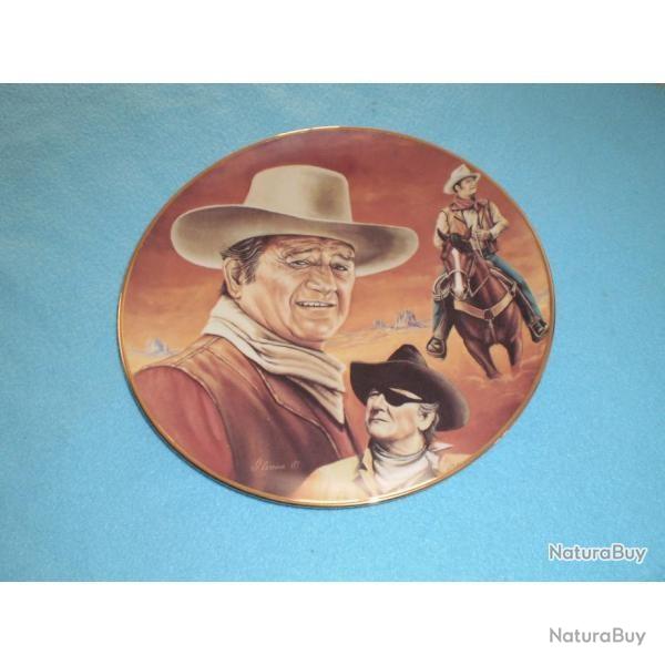 Assiette John WAYNE par GLENICE DE 1987 - Objets divers (11155270)