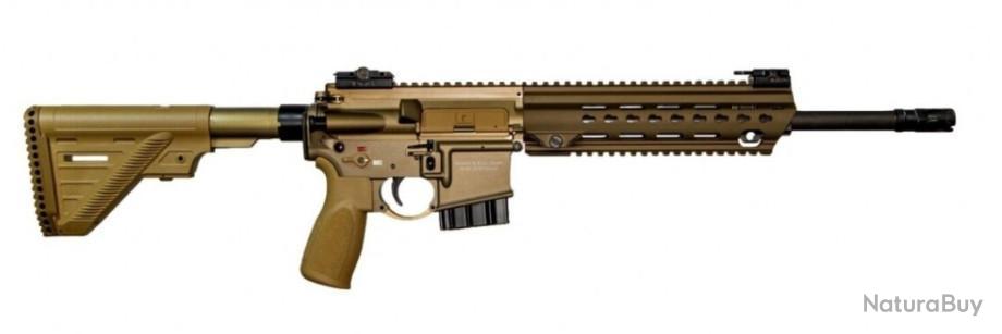 CARABINE SEMI-AUTO HECKLER & KOCH MR223 A3 RAL8000 CAL. .223 REM 10CPS ...