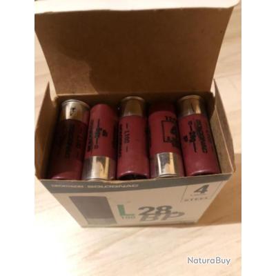 25 munitions 12/70 - Cartouches calibre 12 bourre jupe (11157235)