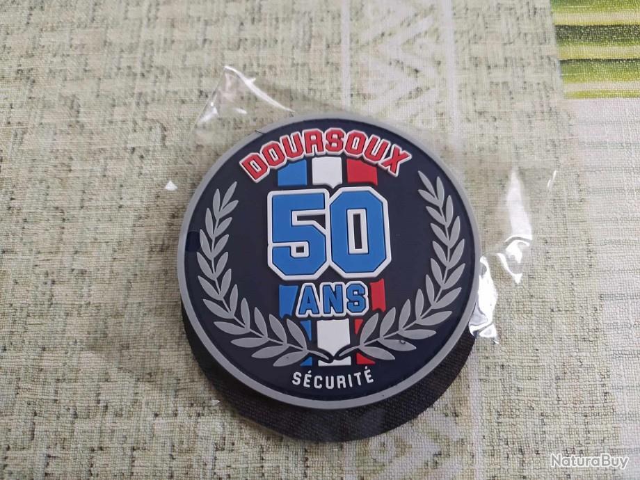 ECUSSON PATCH VELCRO MARQUE DOURSOUX SECURITE PATCH ANNIVERSAIRE 50ANS ...