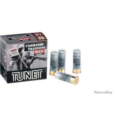 Déstockage ! - Cartouches Tunet Commando training Slug 28g - Cal.12 x2 ...