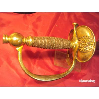 Belle épée de médecin, Militaire. Model 1884. Clavier avec le Caducée ...