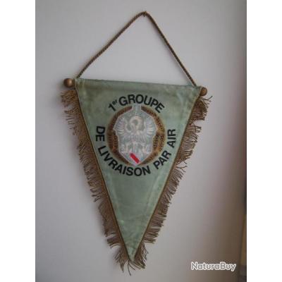 Fanion militaire 1 er G.L.A. Groupe Livraison par Air - PARACHUTISTE ...