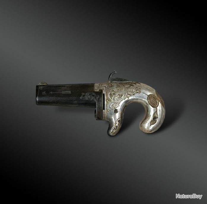 PISTOLET Derringer N°1 par Moore - New-York, Etats-Unis - XIXème siècle ...