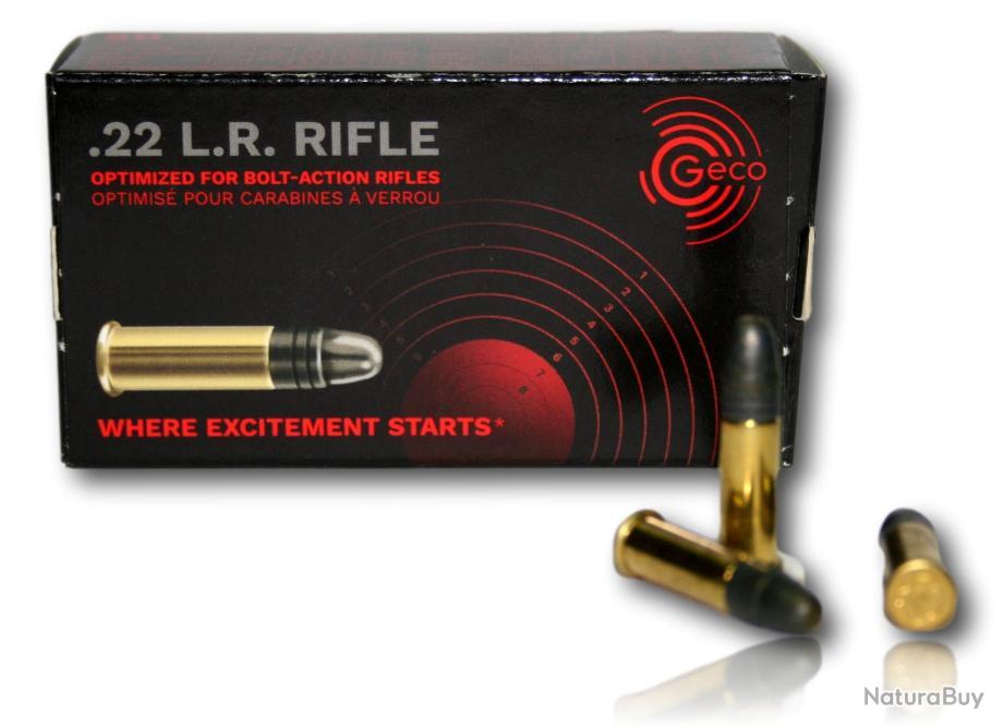 MUNITIONS GECO .22LR RIFLE - Munitions - Balles 22LR (11220723)