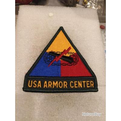 Patch armée us USA ARMOR CENTER ORIGINAL - Insignes en tissu - Patchs ...