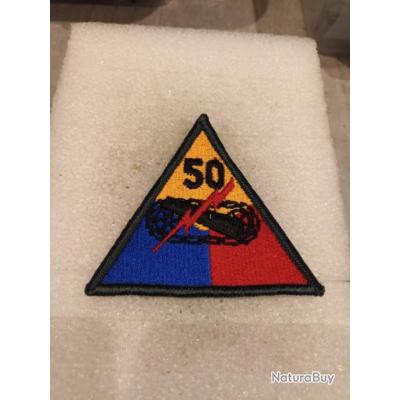 Patch armée us 50th ARMORED DIVISION ORIGINAL - Insignes en tissu ...