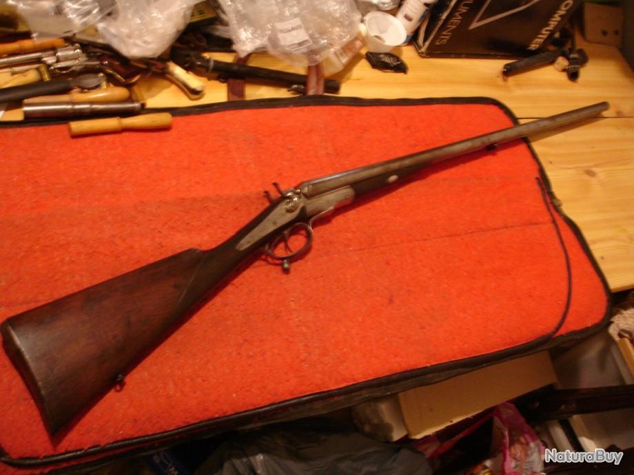 Fusil ancien à chien de luxe Dabadie à Toulouse Cal.16 chambré 65 ...