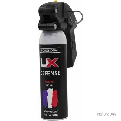 Bombe poivre anti agression Pro 100ml gel - Bombe lacrymogène à poivre ...