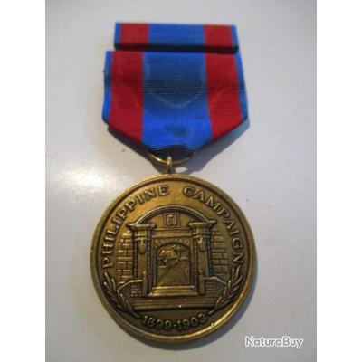 Philippine Campaign 1899-1903 medal Navy - Médailles - Décorations ...