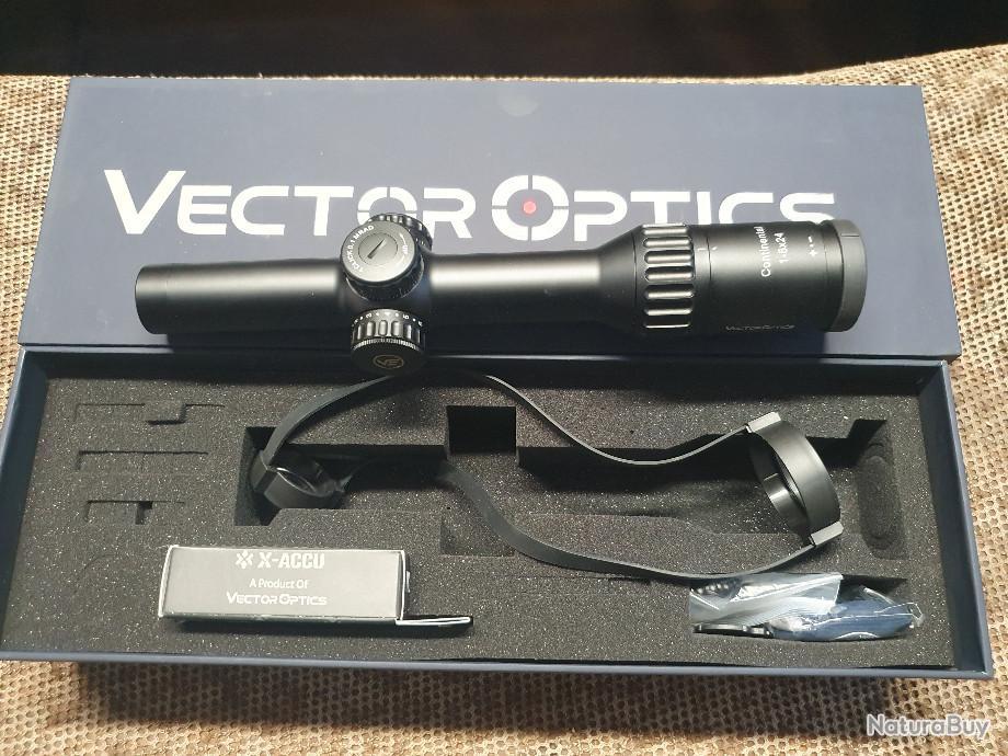 Lunette VECTOROPTICS série CONTINENTAL modèle 1-8x24 T réticule ...