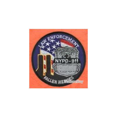 Ecusson Law Enforcement Fallen brothers NYPD-911 - Insignes en tissu ...