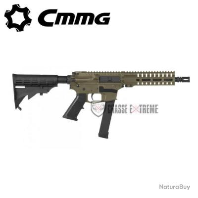 Carabine CMMG Mkgs Pdw 8'' Cal 9 mm Vert Olive - Carabines semi-automatiques de Catégorie B ...