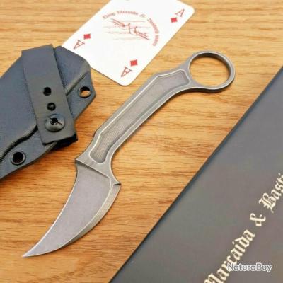 Couteau Bastinelli Anomaly Karambit Lame Acier N690Co Stonewash ...