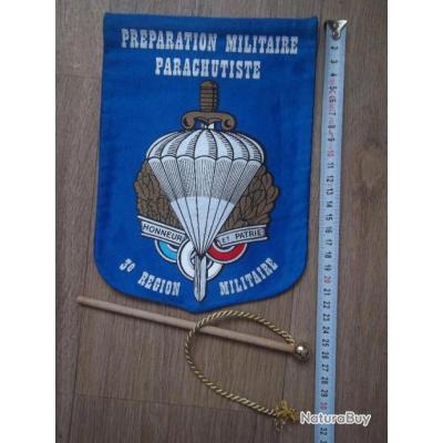 Fanion collection préparation militaire parachutiste 3éme région ...