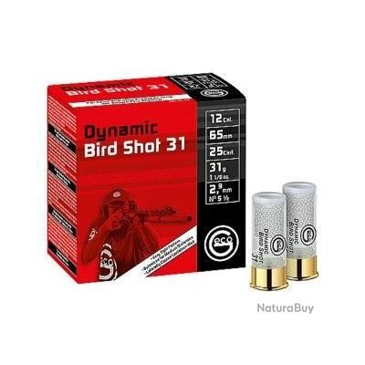 MUNITIONS GECO DYNAMIC BIRD SHOT 12/65 31,0 G PAR 50 - Cartouches ...