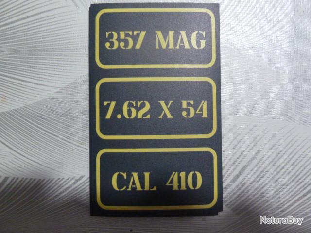 Magnet pour caisse a munition - signalétique- 357 Mag - Caisses à ...